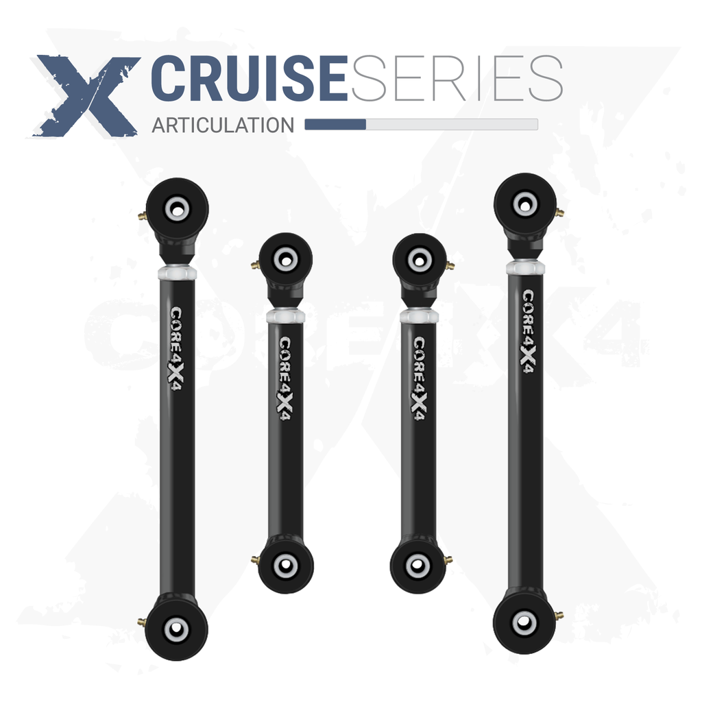 4pc Cruise Series Rear Adjustable Control Arm Kit | CORE 4X4